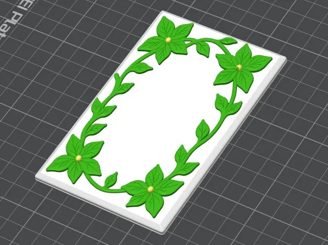 Blank Utility Plate – Screwless Botanical Plate by Timberlake Creations ...