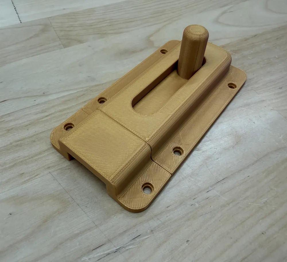 Sliding Bolt Lock - Free 3D Print Model - MakerWorld
