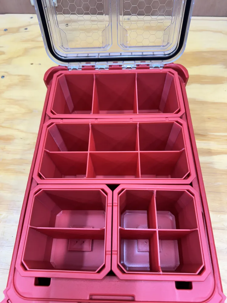 Milwaukee Packout Small Parts Organizer Inserts - Free 3D Print Model ...