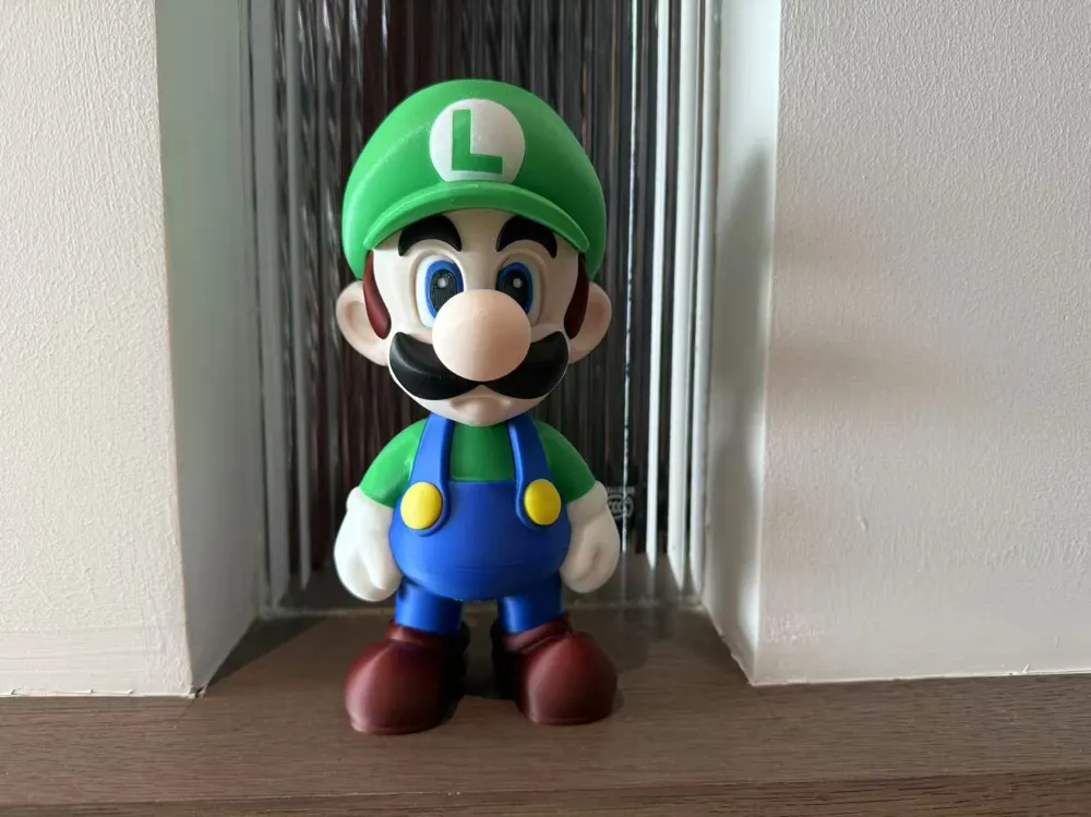 Chibi Luigi Multi-Color Multi-Part Print (No AMS required) - Free 3D ...