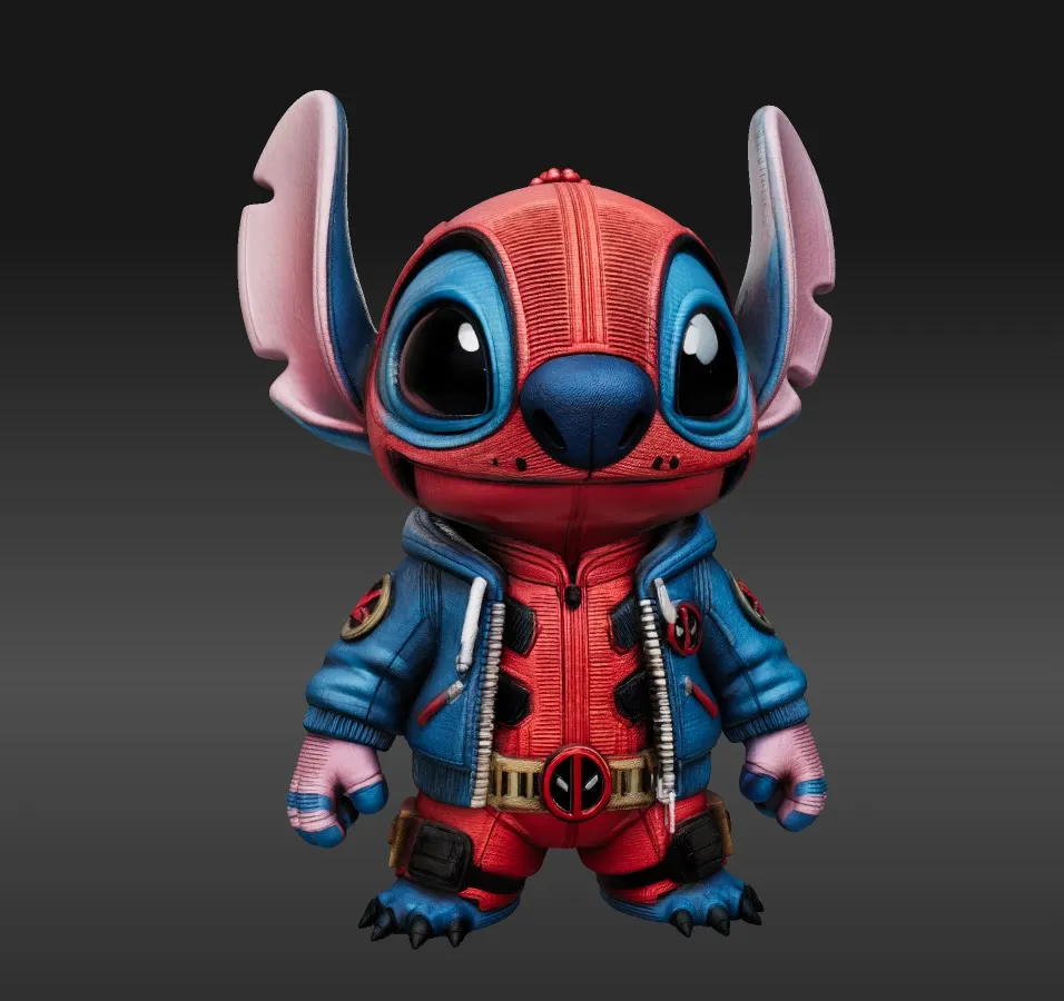 Deadpool Stitch by 👑𝔄𝔰𝔱𝔯𝔬-3𝔇-𝔄𝔯𝔱👑 MakerWorld: Download Free 3D Models