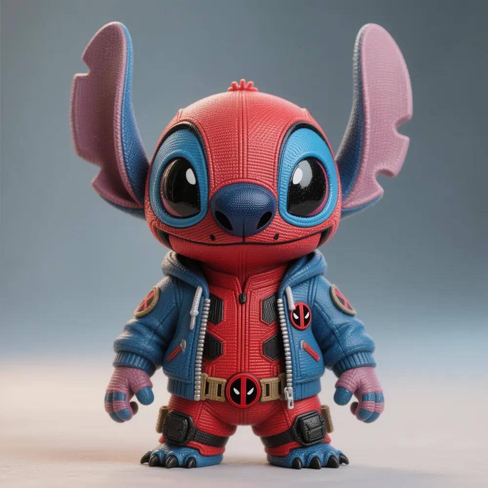 Deadpool Stitch by 👑𝔄𝔰𝔱𝔯𝔬-3𝔇-𝔄𝔯𝔱👑 MakerWorld: Download Free 3D Models