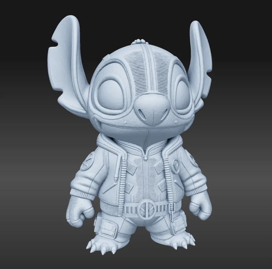 Deadpool Stitch by 👑𝔄𝔰𝔱𝔯𝔬-3𝔇-𝔄𝔯𝔱👑 MakerWorld: Download Free 3D Models