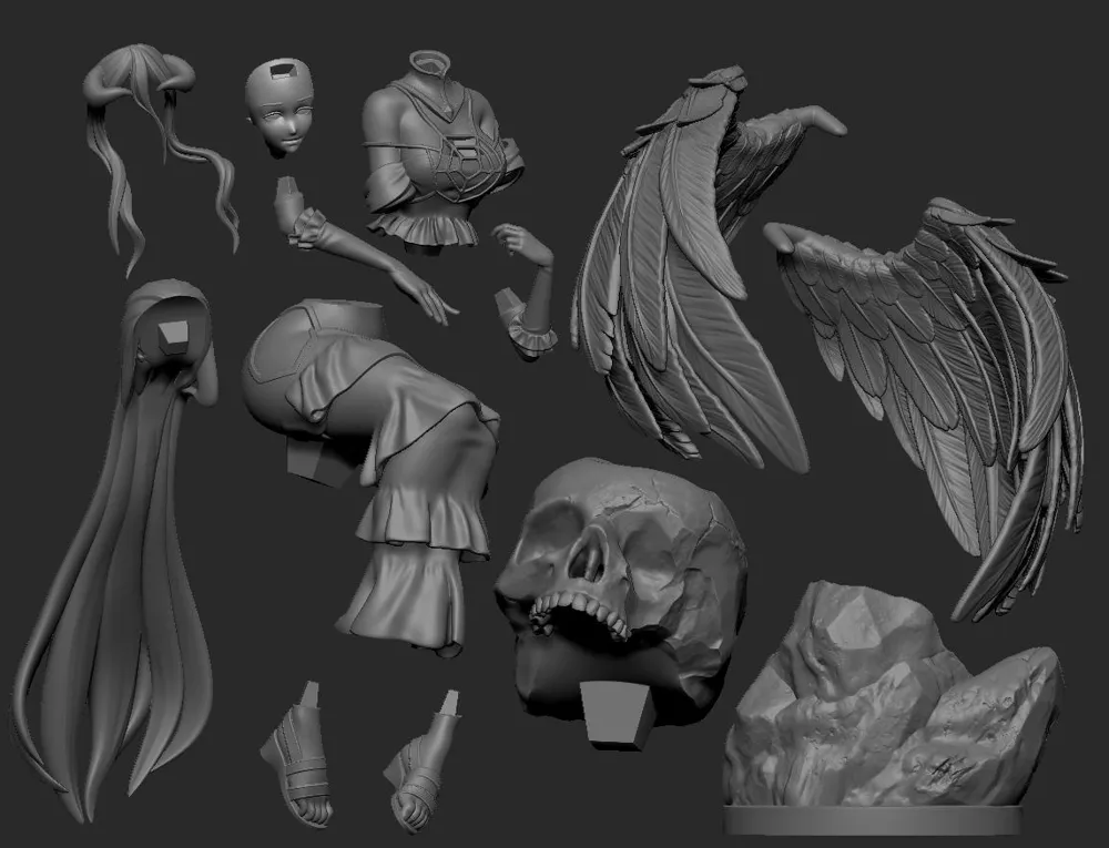 Overlord- Albedo Albedo - Free 3D Print Model - MakerWorld