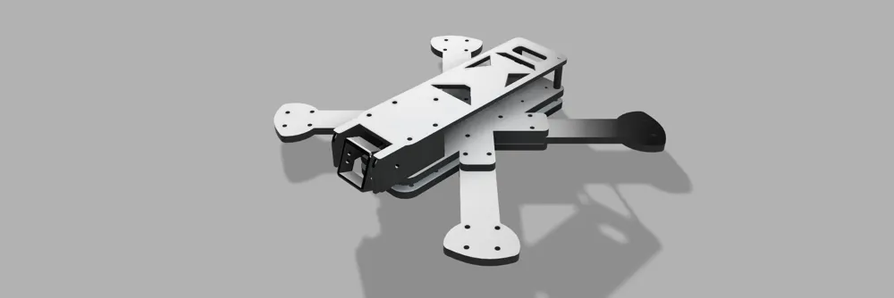 Drone frame - Free 3D Print Model - MakerWorld