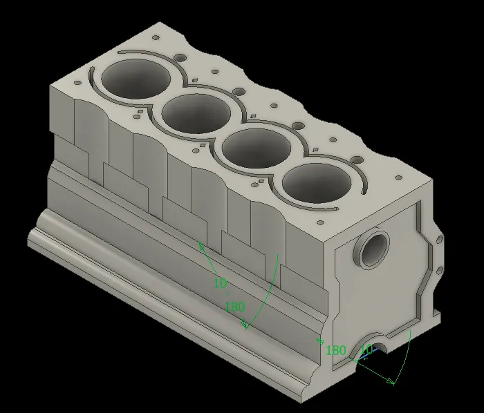 4-cylinder engine block - Free 3D Print Model - MakerWorld
