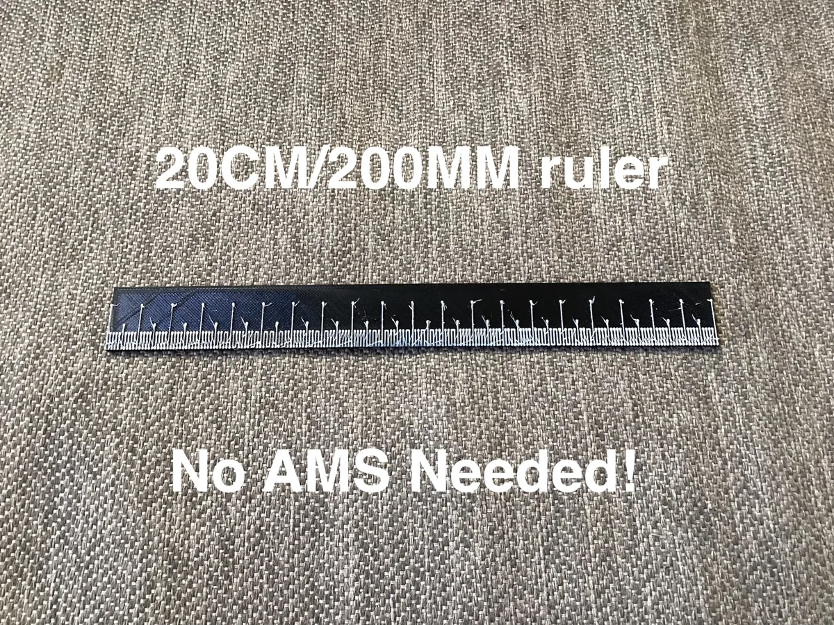 Ruler (measures MM and CM up to 20 CM, 200 MM) by JK10569 MakerWorld ...