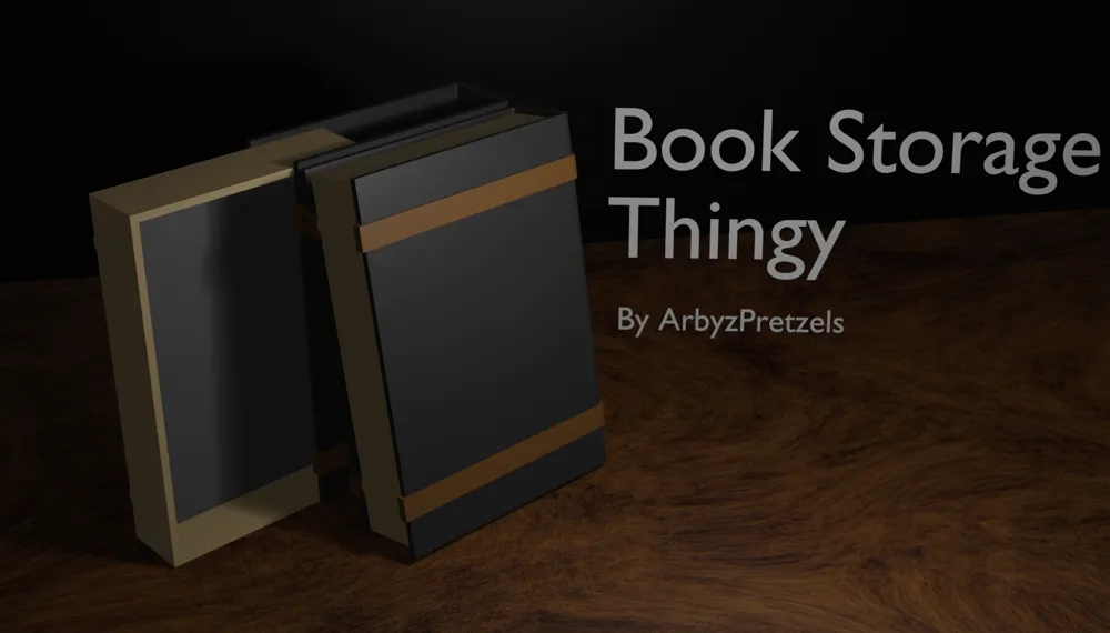 Book Storage Thingy - Free 3D Print Model - MakerWorld