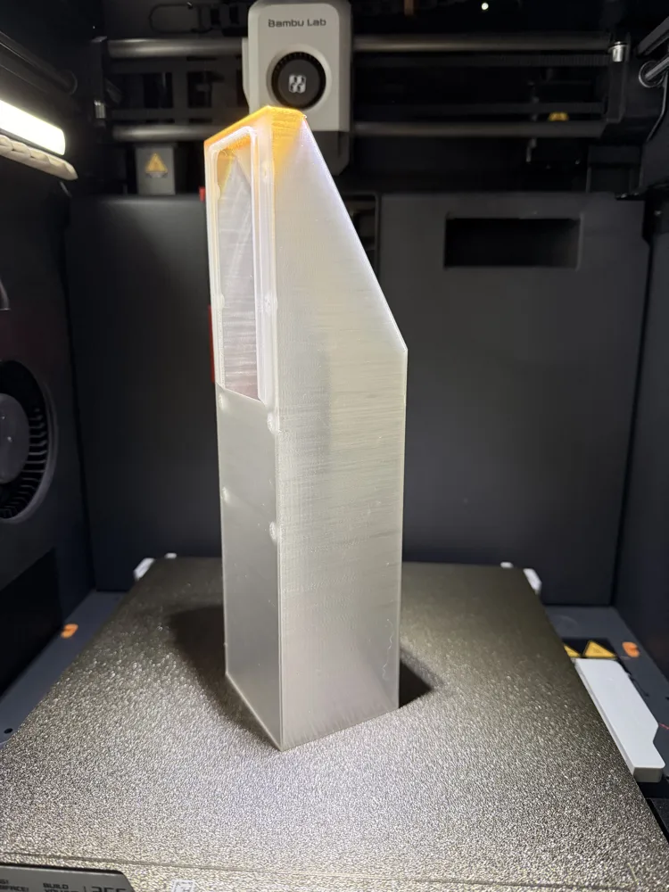 Magnetic Bambu Lab P1SC/X1 Slide Poop Bin with Enclosed Exhaust Maker ...