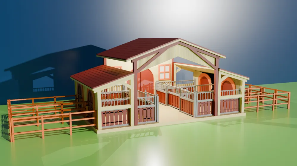 Large toy stable - Free 3D Print Model - MakerWorld