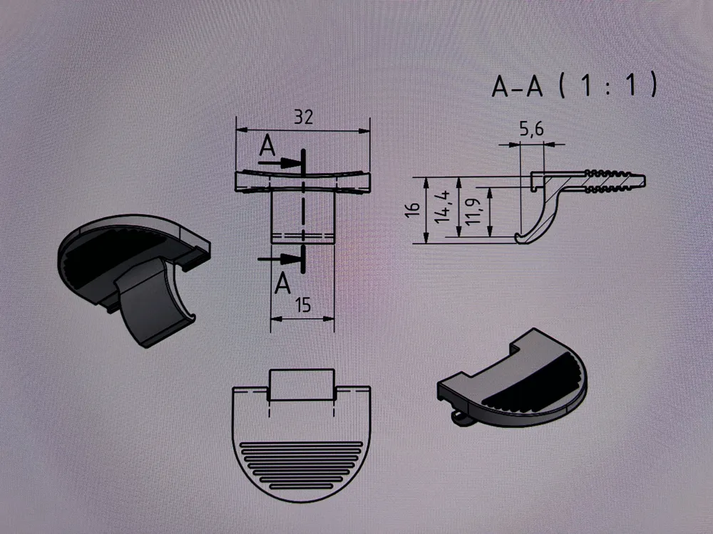 GRIP FOR WINDOW COVER / PLEATED BLIND / SHADE by Kellermann MakerWorld ...