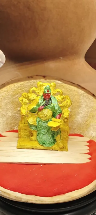 Guan Yu Statue - Free 3D Print Model - MakerWorld