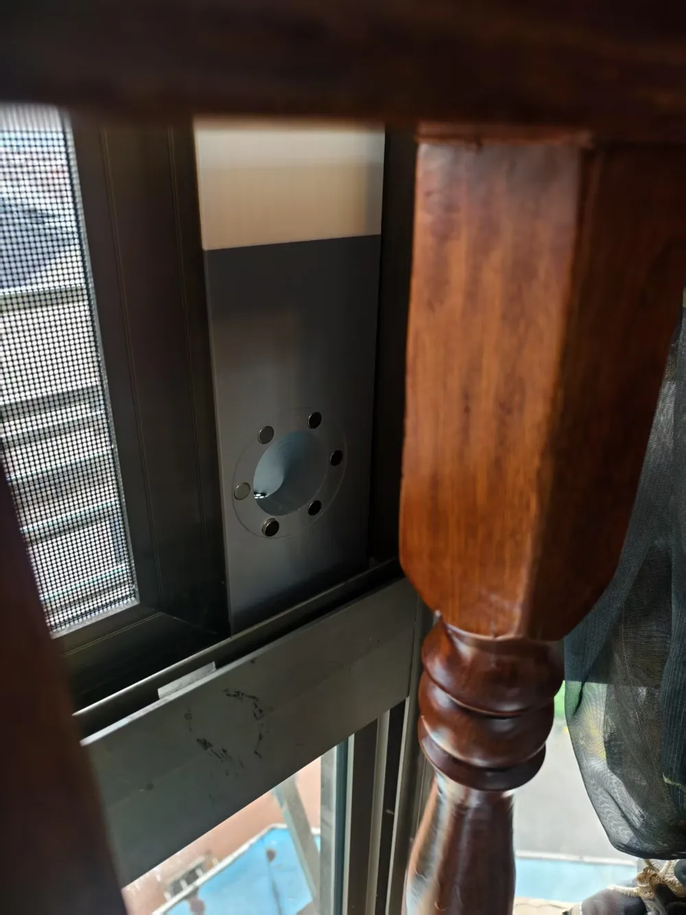 Exhaust external discharge solution, window screen exhaust baffle by ...