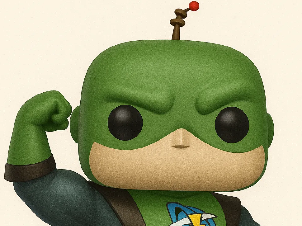 Captain Qwark Funko version - Free 3D Print Model - MakerWorld
