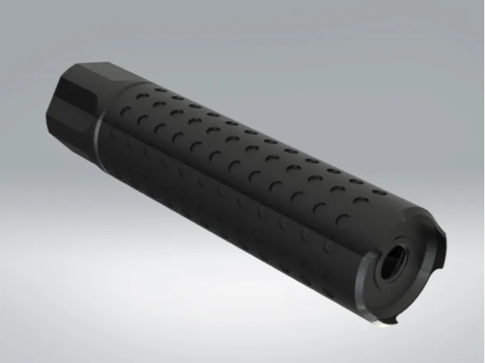 B&T 5.56 SUPPRESSOR ROTEX-V - Free 3D Print Model - MakerWorld