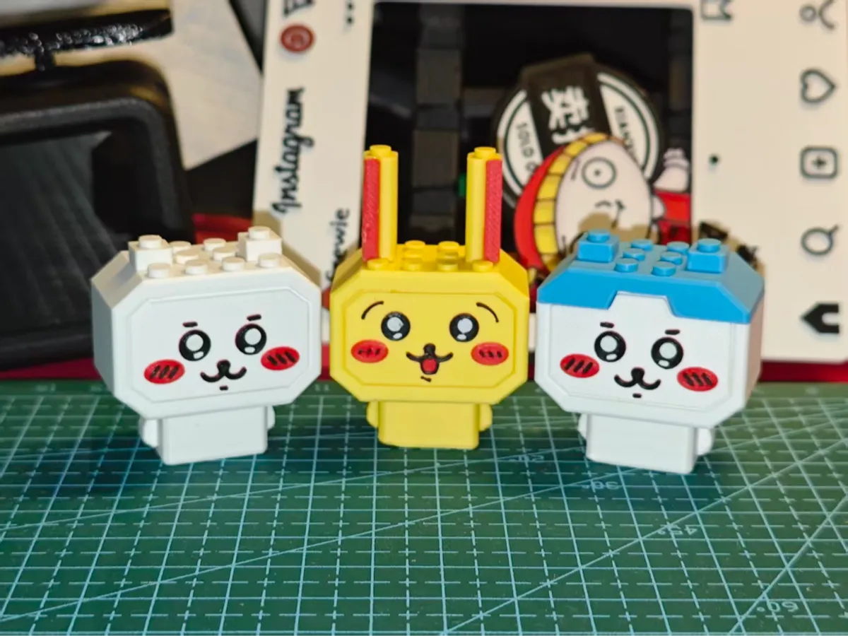 Chiikawa - Hachiware Brick Figure by 香港公仔炒面王 MakerWorld: Download Free ...