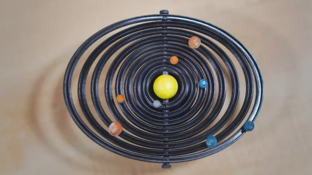 Solar System 3D model - Free 3D Print Model - MakerWorld