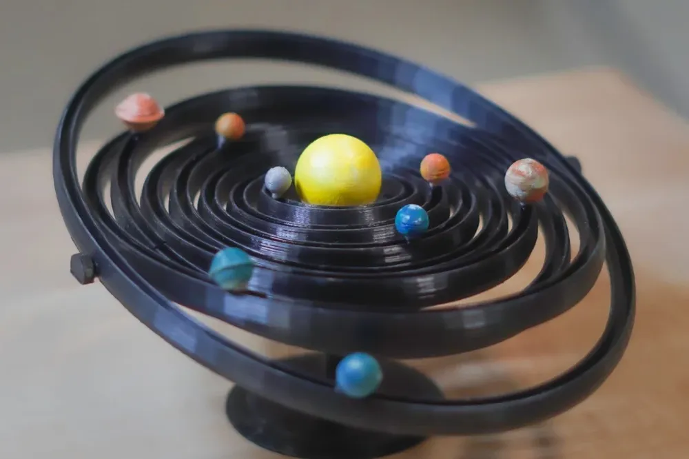 Solar System 3D model - Free 3D Print Model - MakerWorld