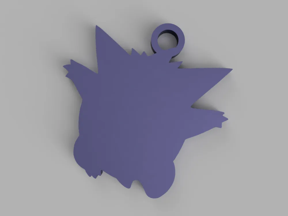 Gengar | Pokemon - Keychain - Free 3D Print Model - MakerWorld