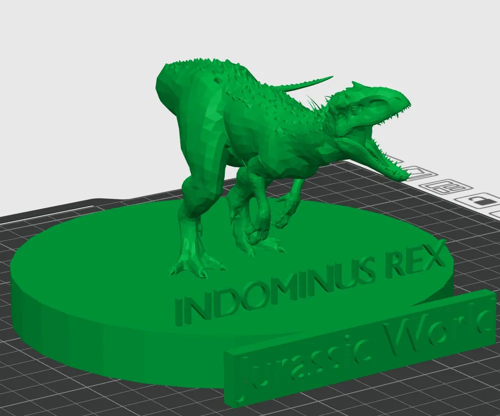 Indominus Rex (Jurassic World) Statue - Free 3D Print Model - MakerWorld