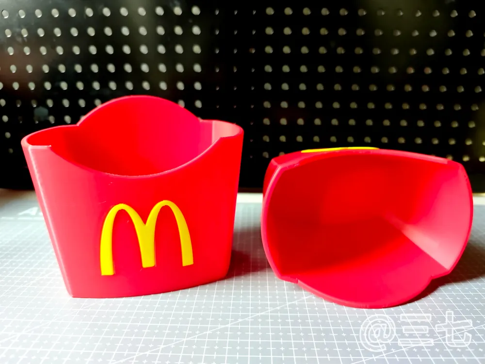 Storage Goodie - McDonald's Fries Box - Free 3D Print Model - MakerWorld