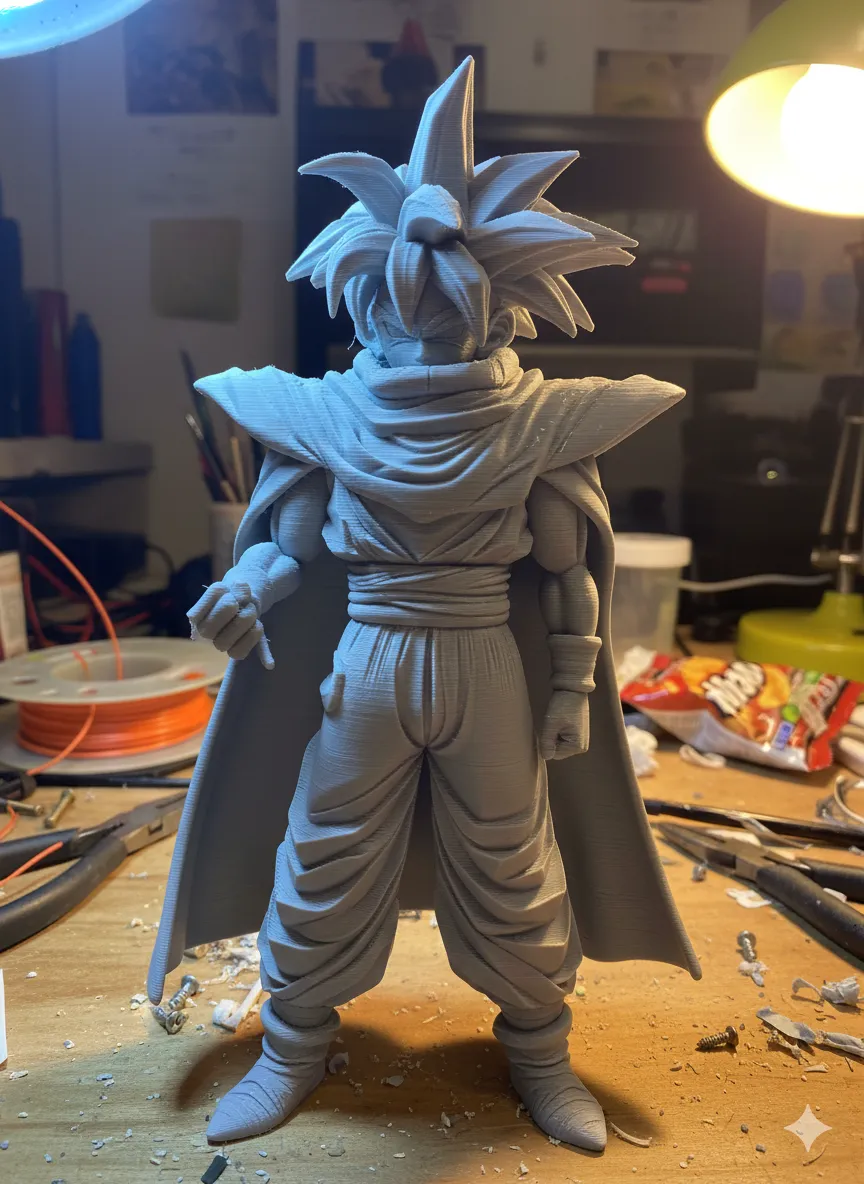 Dragon Ball - Son Gohan - Free 3D Print Model - MakerWorld