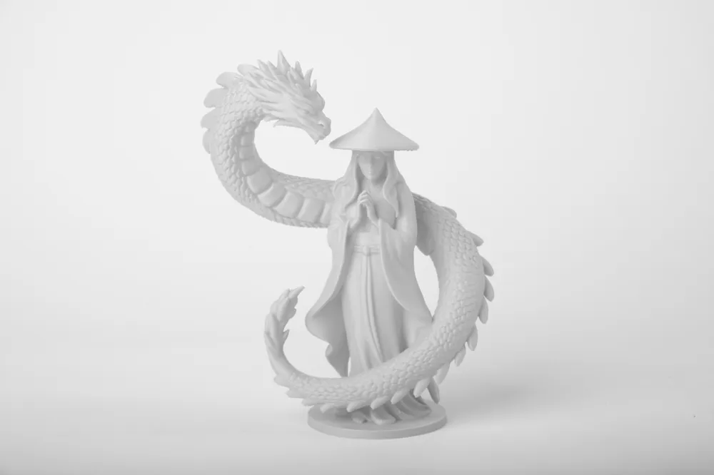 Dragon Guardian Statue – Fantasy Sculpture by Sculturissimo3D ...