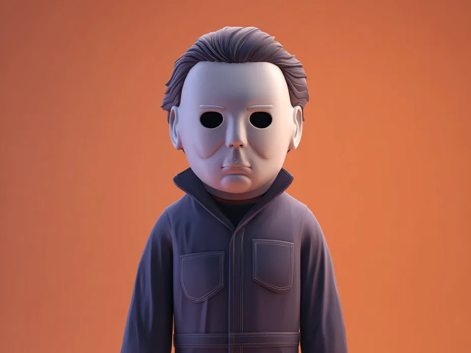Horror Masked Slasher Figurine - Free 3D Print Model - MakerWorld