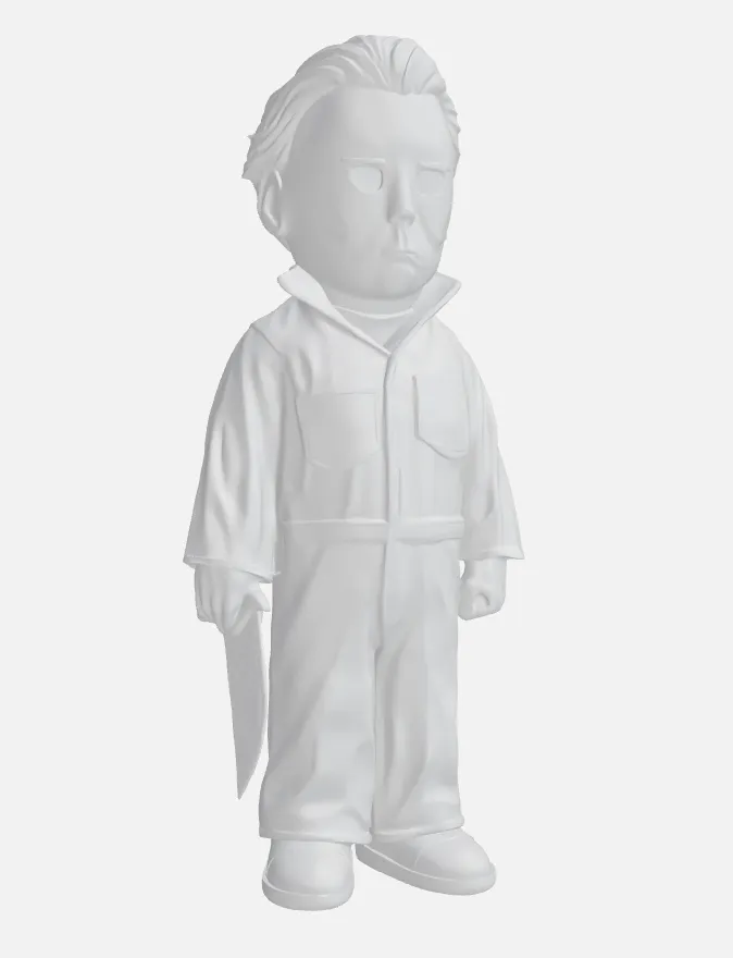 Horror Masked Slasher Figurine - Free 3D Print Model - MakerWorld