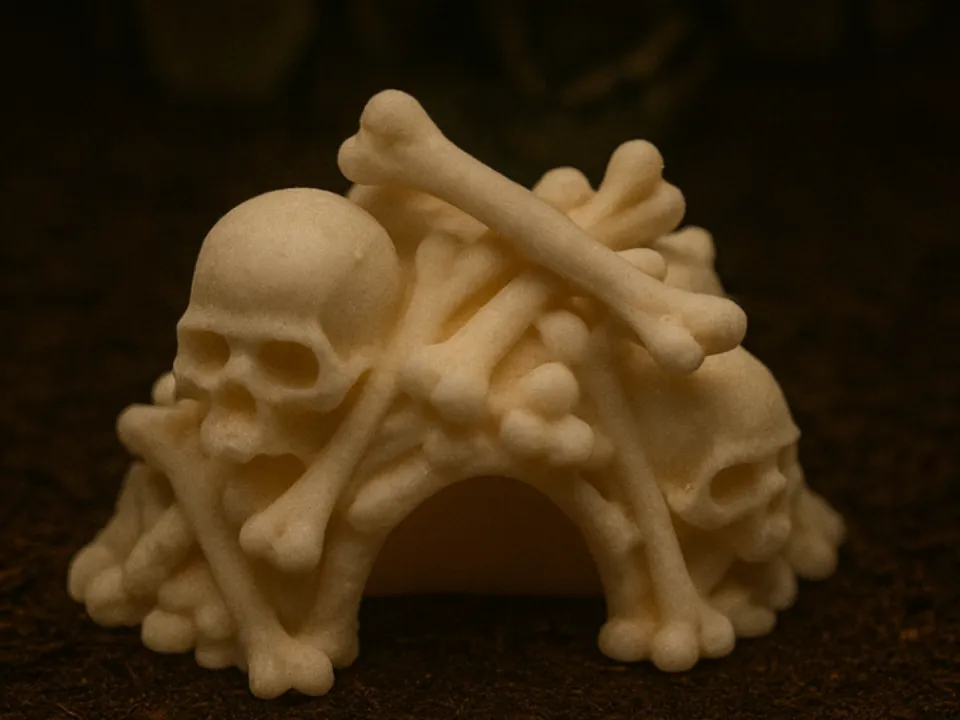 Bone Pile Skull Reptile Hide by SchmerBle MakerWorld: Download Free 3D ...