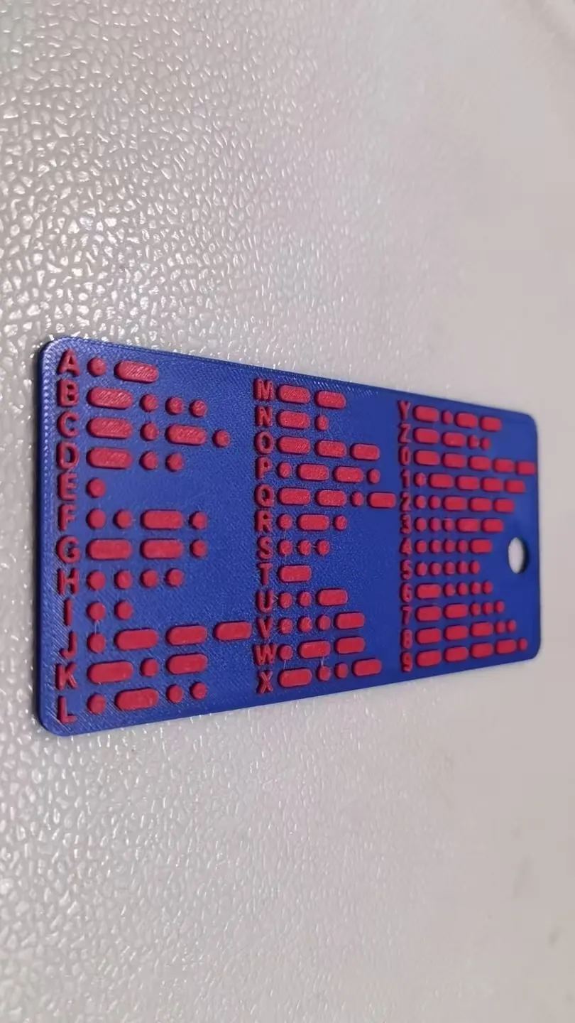 Morse Code Survival Emergency Card - Free 3D Print Model - MakerWorld