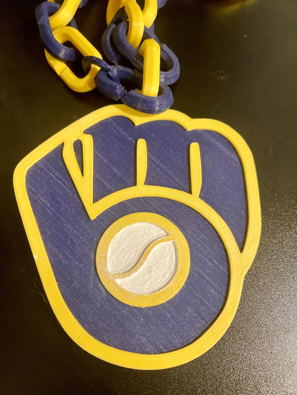 Milwaukee Brewers Hype Chain - Single-Color Print - Free 3D Print Model ...