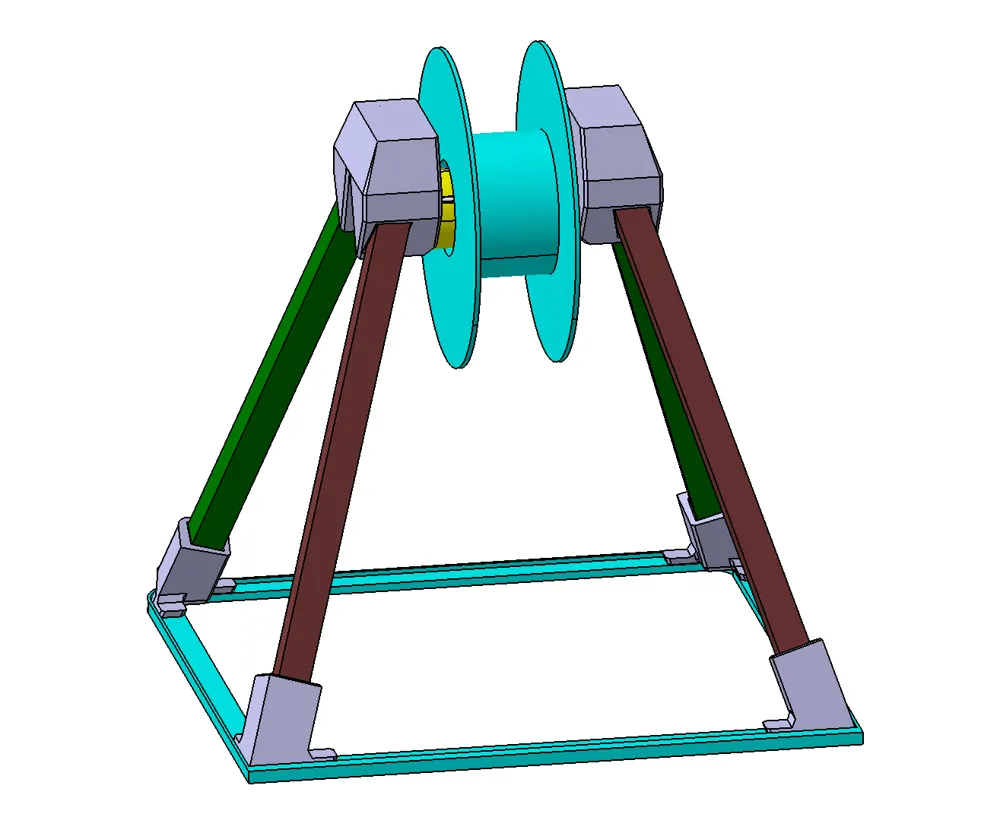 P1S/P2S Universal TPU Ultra-low Rolling Resistance Filament Holder ...