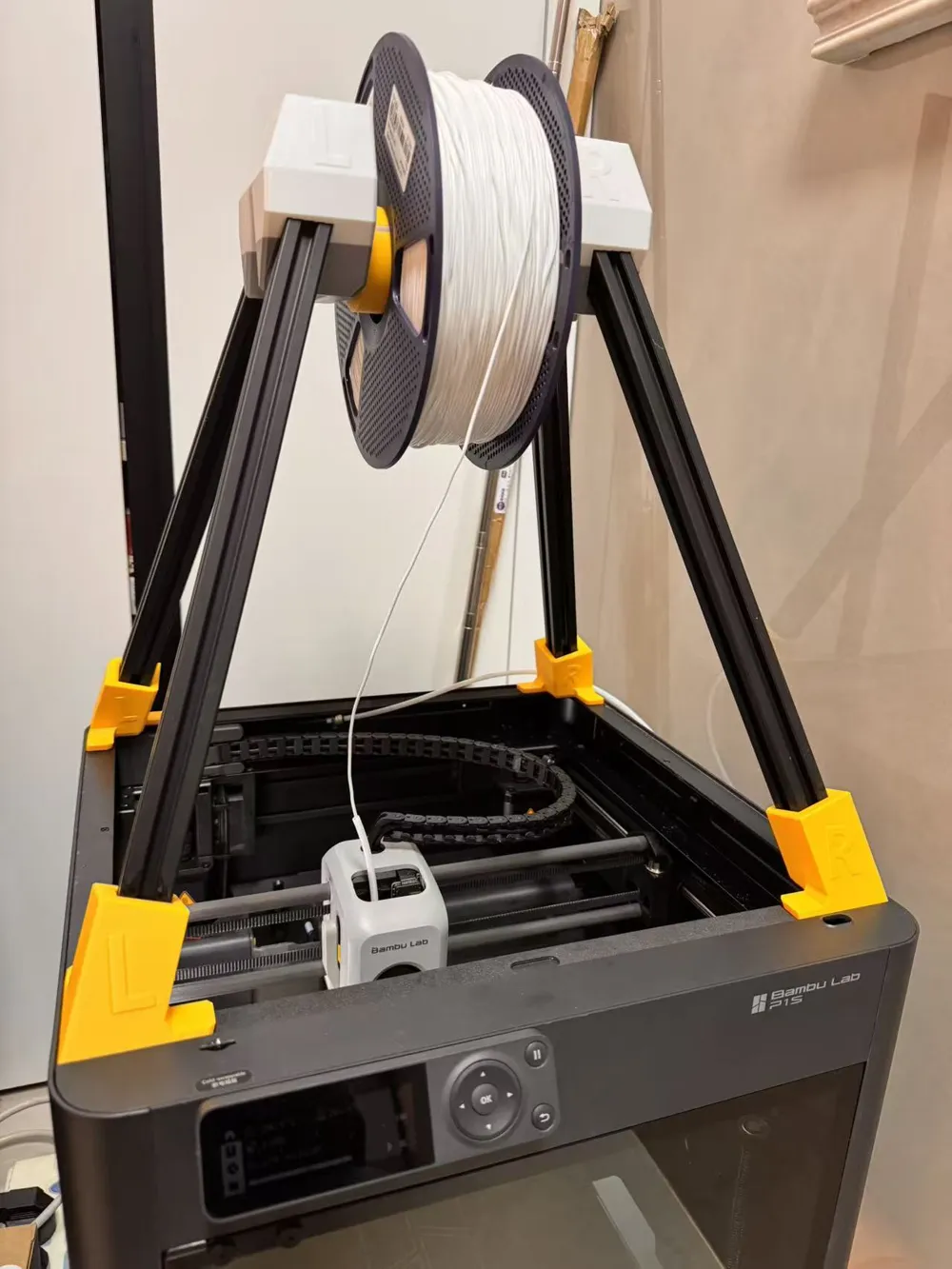 P1S/P2S Universal TPU Ultra-low Rolling Resistance Filament Holder ...