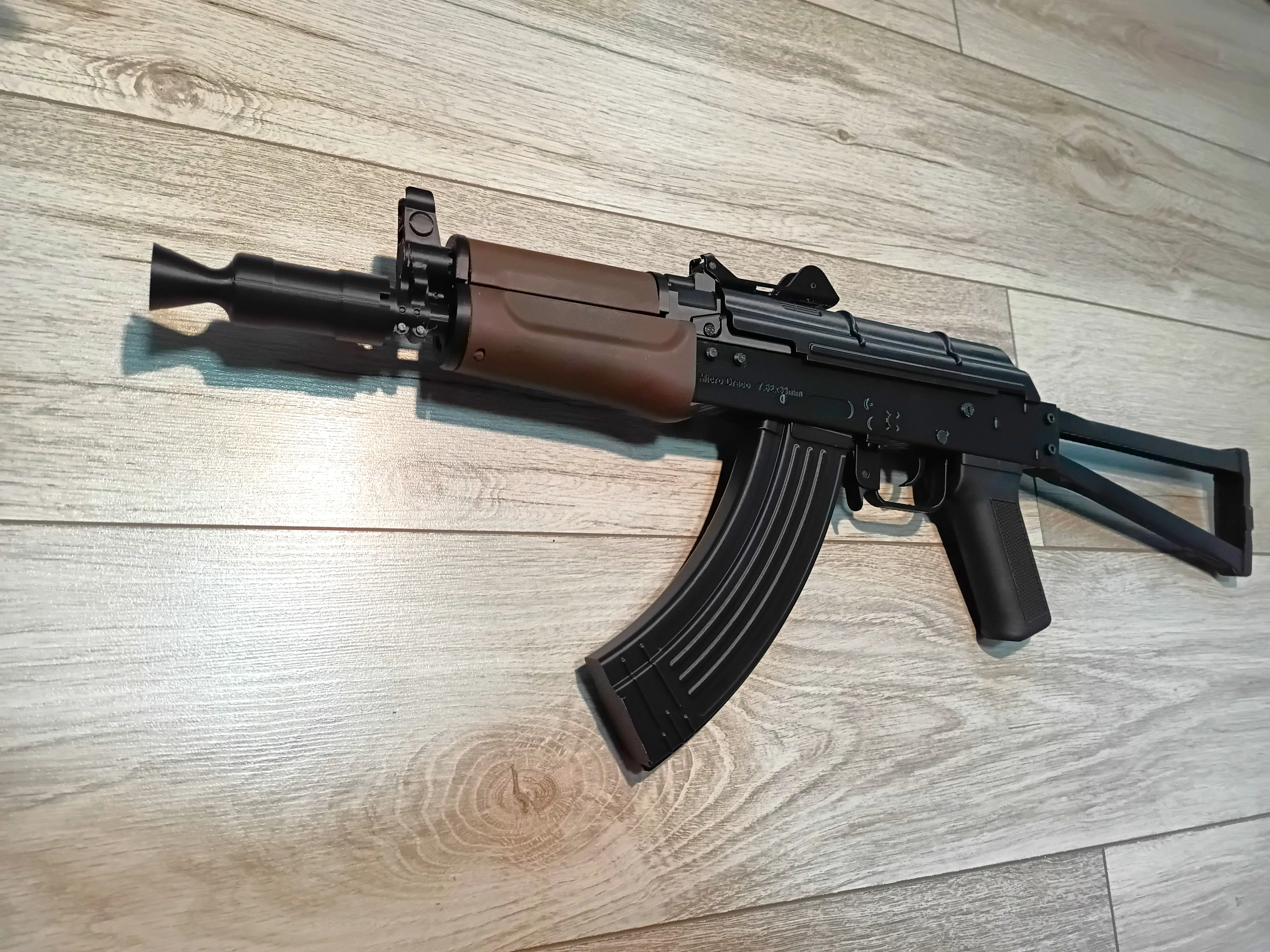 Russian AKS-74U AK assault rifle Modification kit - Free 3D Print Model ...