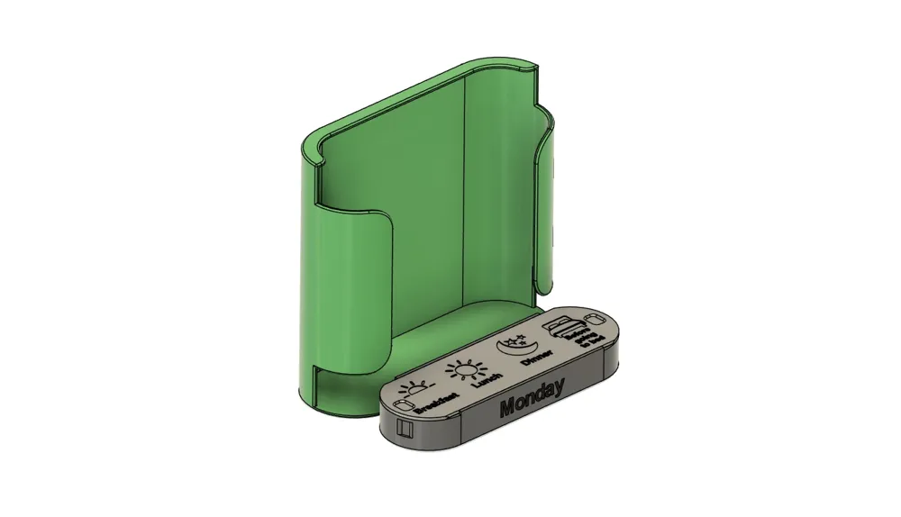 Pill Box Organizer - Free 3D Print Model - MakerWorld