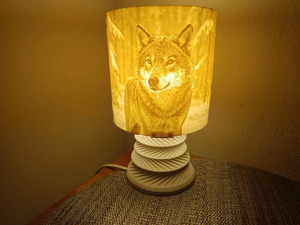 Lithophane lamp - Free 3D Print Model - MakerWorld