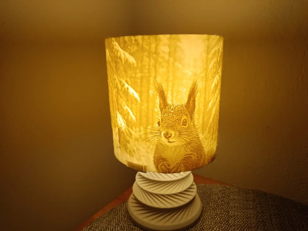Lithophane lamp - Free 3D Print Model - MakerWorld