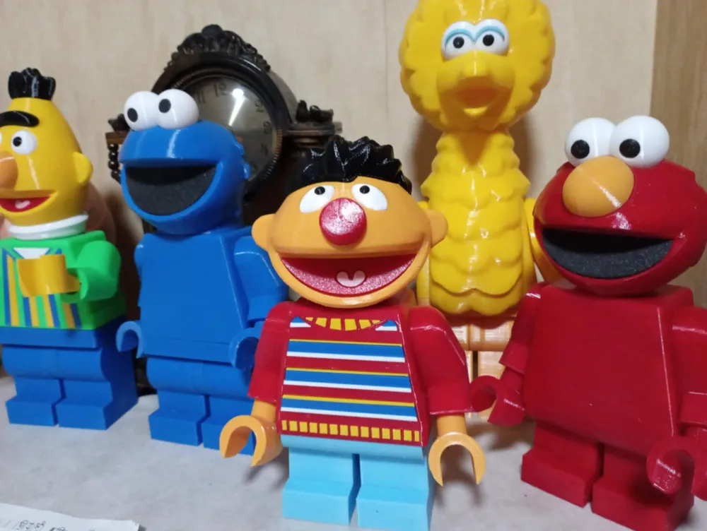 Ernie Giant Minifig - Free 3D Print Model - MakerWorld