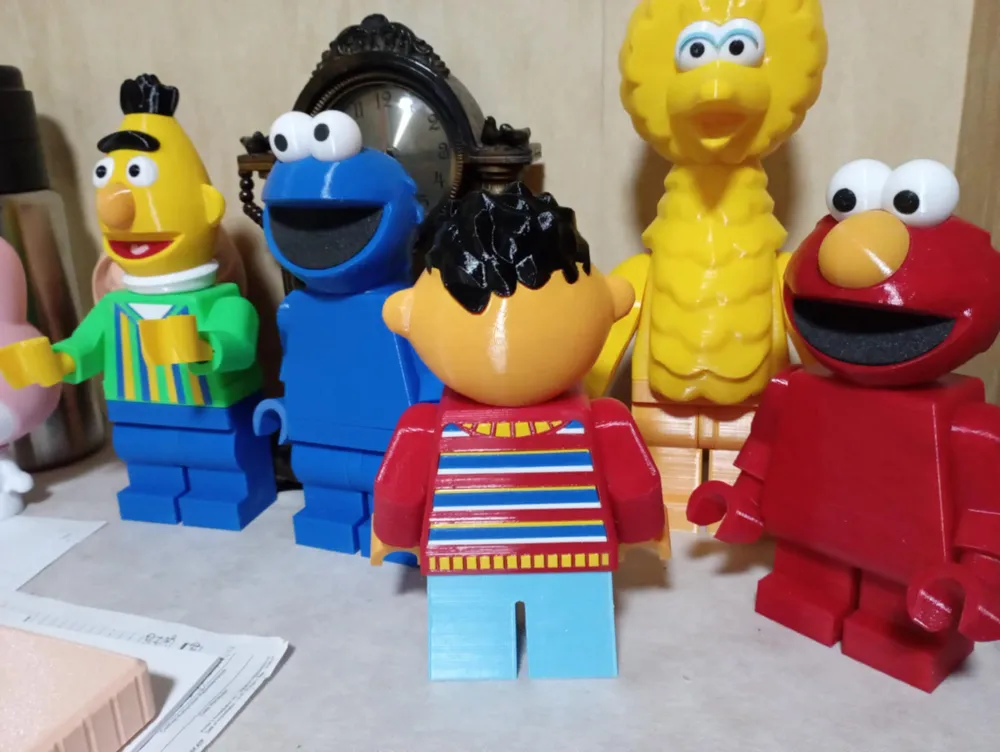 Ernie Giant Minifig - Free 3D Print Model - MakerWorld