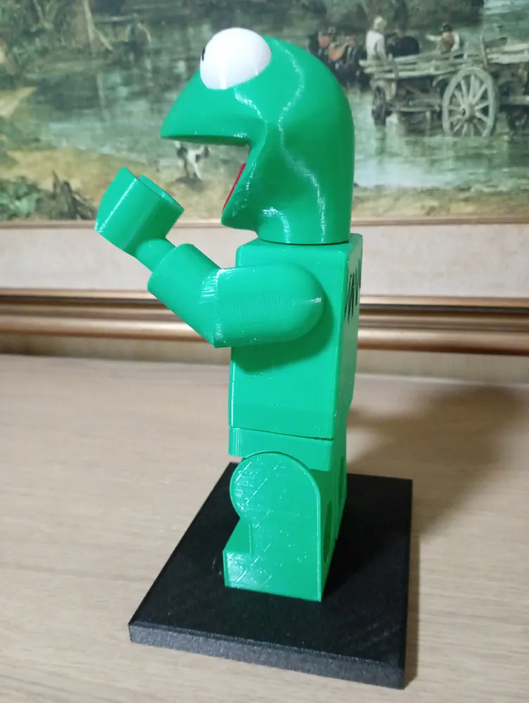 Kermit Giant Minifig Remixed by DDiego_4034528111 MakerWorld: Download Free 3D Models