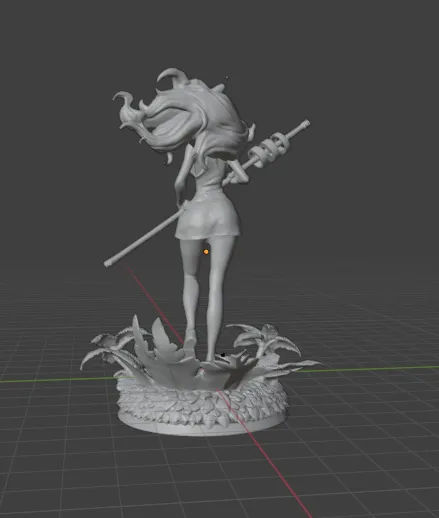 one piece anime girl - Free 3D Print Model - MakerWorld