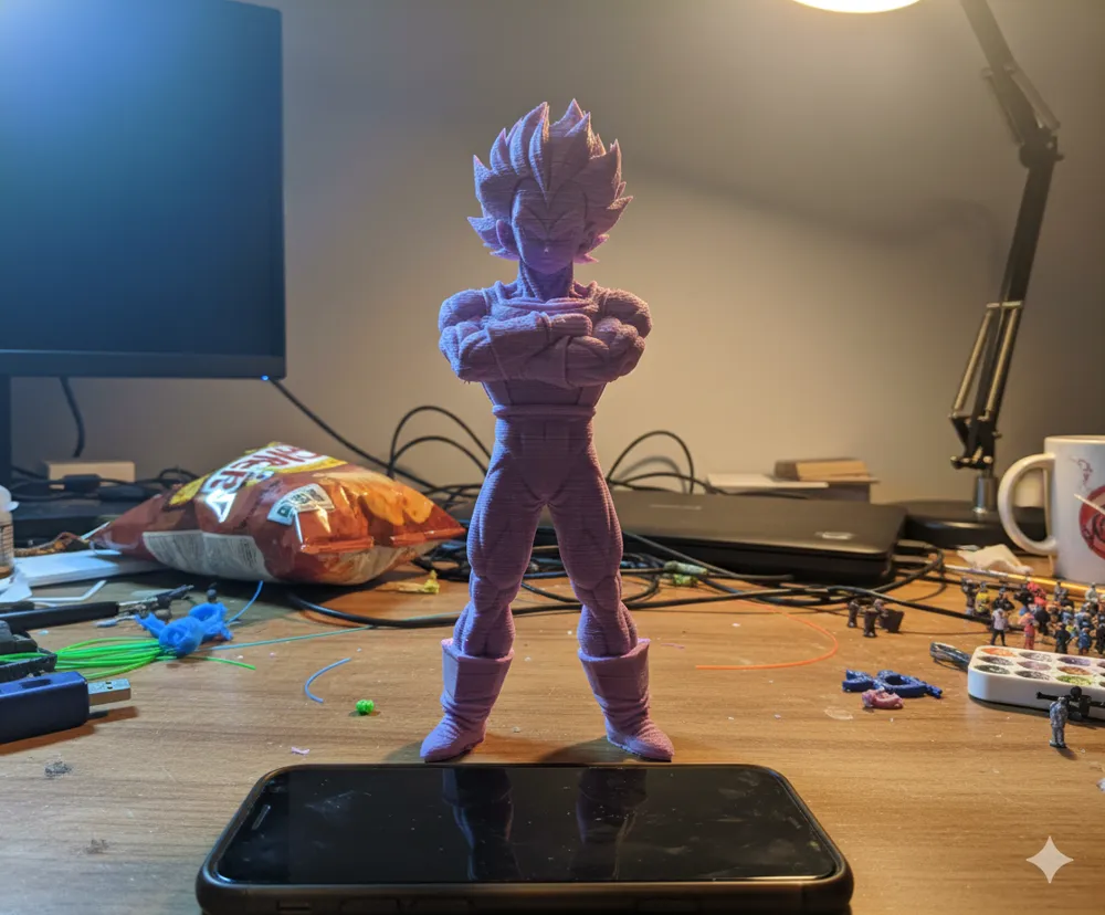 Dragon Ball - Vegeta - Free 3D Print Model - MakerWorld