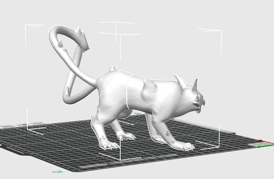 Naruto Tailed Beast Series Two-Tails Matatabi - Free 3D Print Model ...