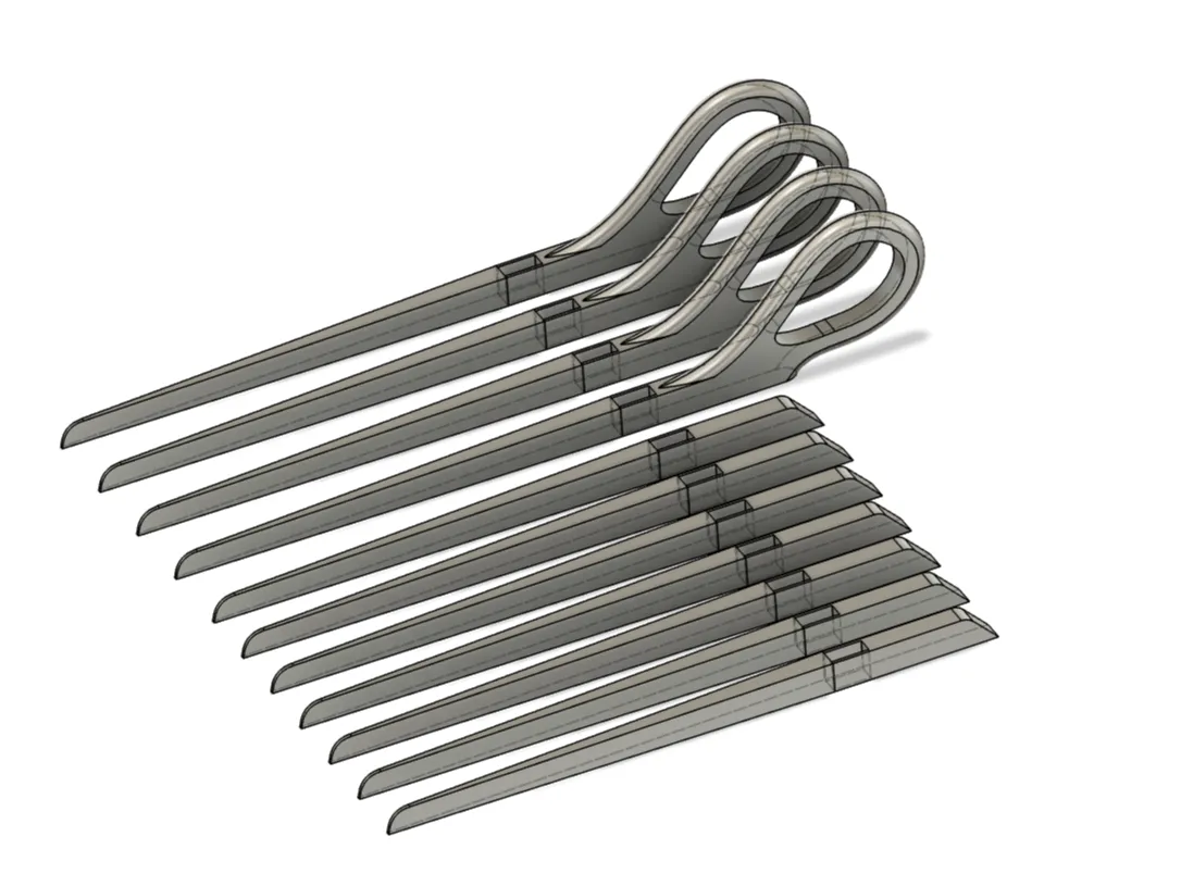 Edward Scissorshand blades - Free 3D Print Model - MakerWorld