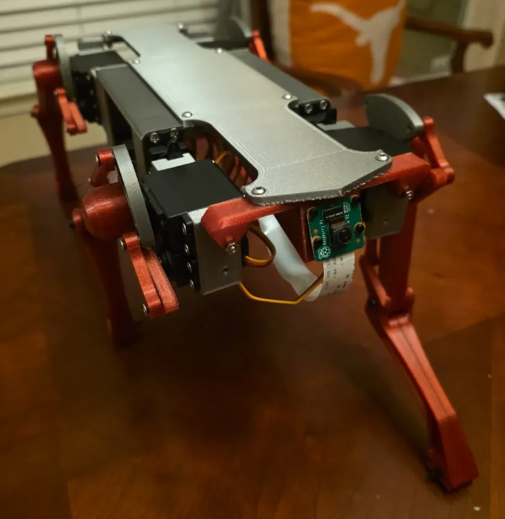 Quadruped Robot v0.6 - w/ code by TomKnox MakerWorld: Download Free 3D ...