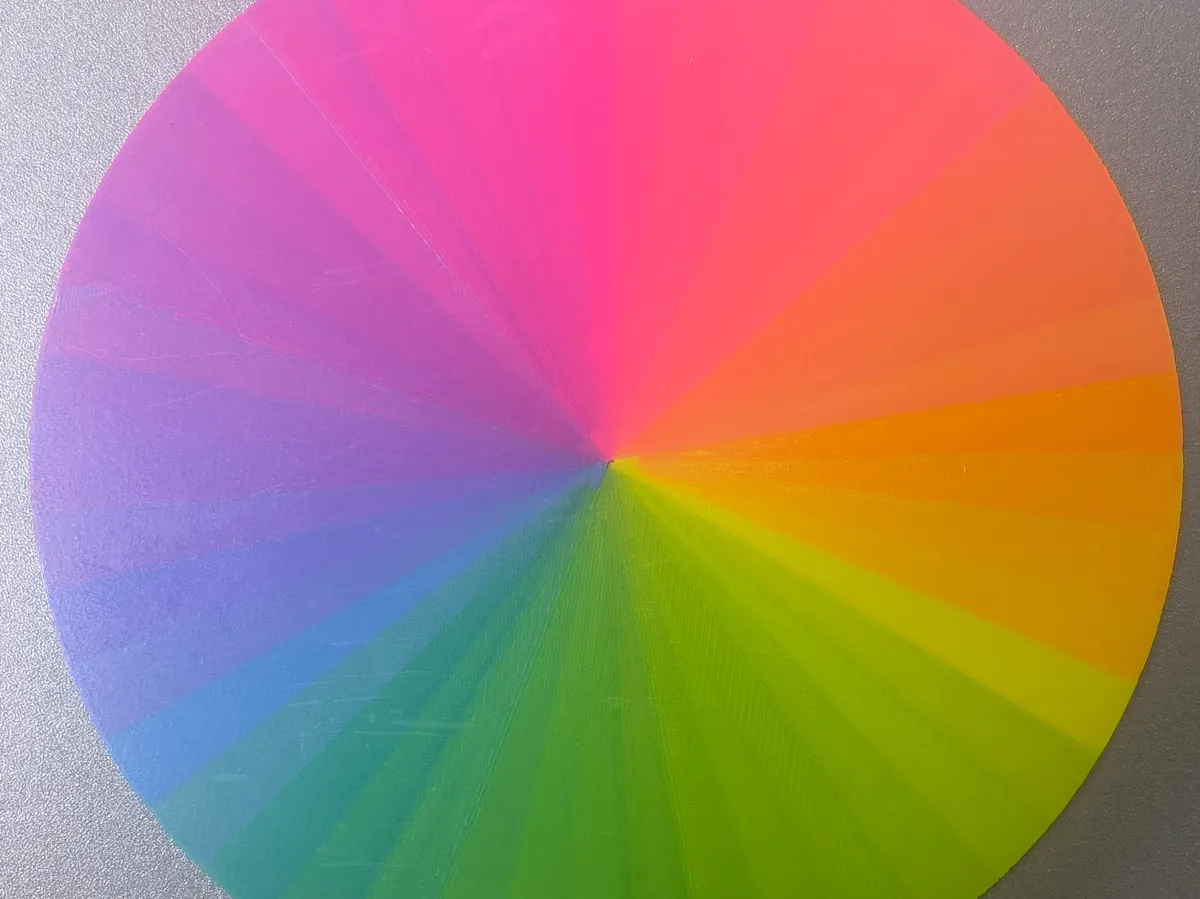 CMY printed three-color color wheel by 酷玩 MakerWorld: Download Free 3D ...