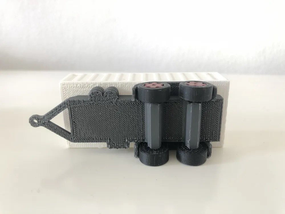Tractor Trailer Container / Tractor Trailer 1:64 - Free 3D Print Model ...