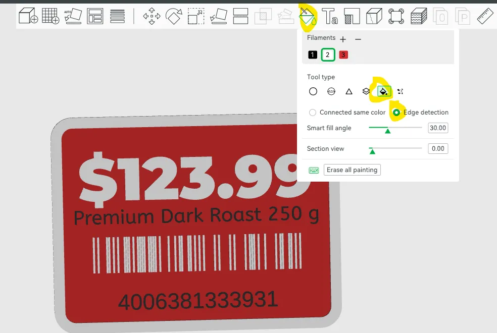 Parametric Price Tag Generator – Currency Barcode - Free 3D Print Model ...