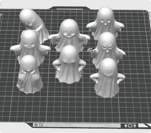 Cute Little Ghosts - Free 3D Print Model - MakerWorld